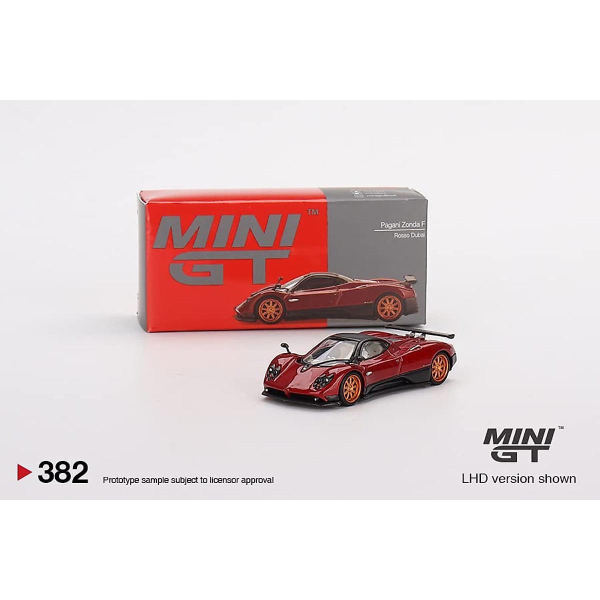 Pagani Zonda F Rosso Dubai 1/64 Diecast Model Car by True Scale Miniatures MGT00382