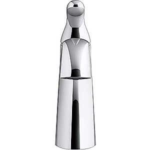 KOHLER K-45800-4-CP Alteo Handle Single Hole or Centerset Bathroom Faucet with Metal Drain, One Size, Polished Chrome