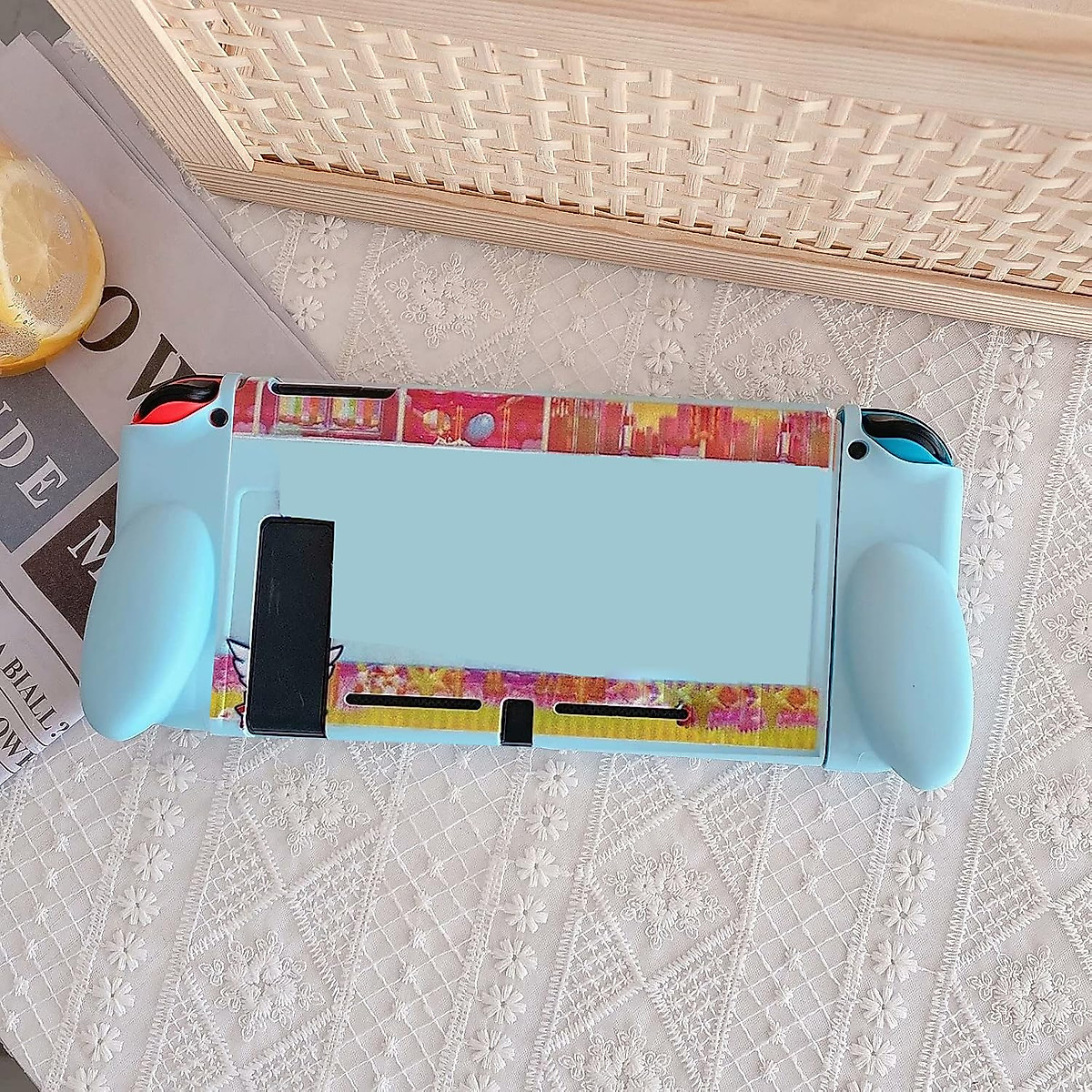 Protective Case for Switch, Cartoons Anime Cute Soft TPU Case Cover for Handheld Video Game Controller for Nintendo Switch - (Hedgehog)