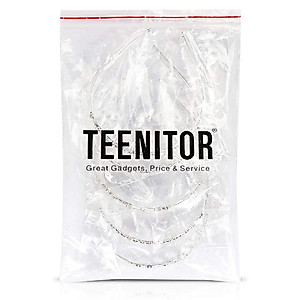 Teenitor 5Pcs Crystal Headband Set, Jewelry Rhinestone Women Girl Hair Style Accessories Wedding Party Tiara Headdress- Silver Tiara for Little Girls