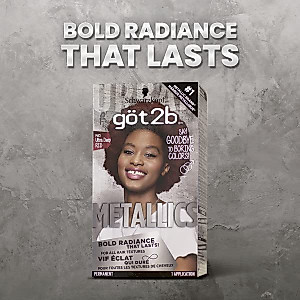 Got2b Metallics Permanent Hair Color, Deep Red