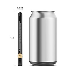 FantastiCAR 2-Pack Snap-Off Retractable Utility Knife, with Brass Dial Wheel Manual-Lock for Precision Trimming Cutting Jobs (60 Degree and 30 Degree Blade)