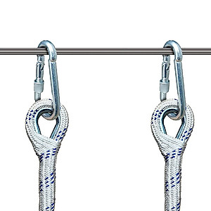 Safety Ladder,Reusable Escape Rope Ladder, Emergency Fire Escape Ladders, Nylon Home Climbing Engineeladder Escape from Window and Balcon/a/8M