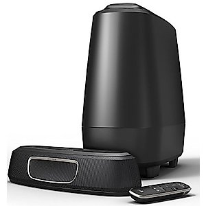 Polk Audio MagniFi Mini Home Theater Surround Sound Bar | Works with 4K and HD TVs | Compact System with Big Sound | Wireless Subwoofer Included