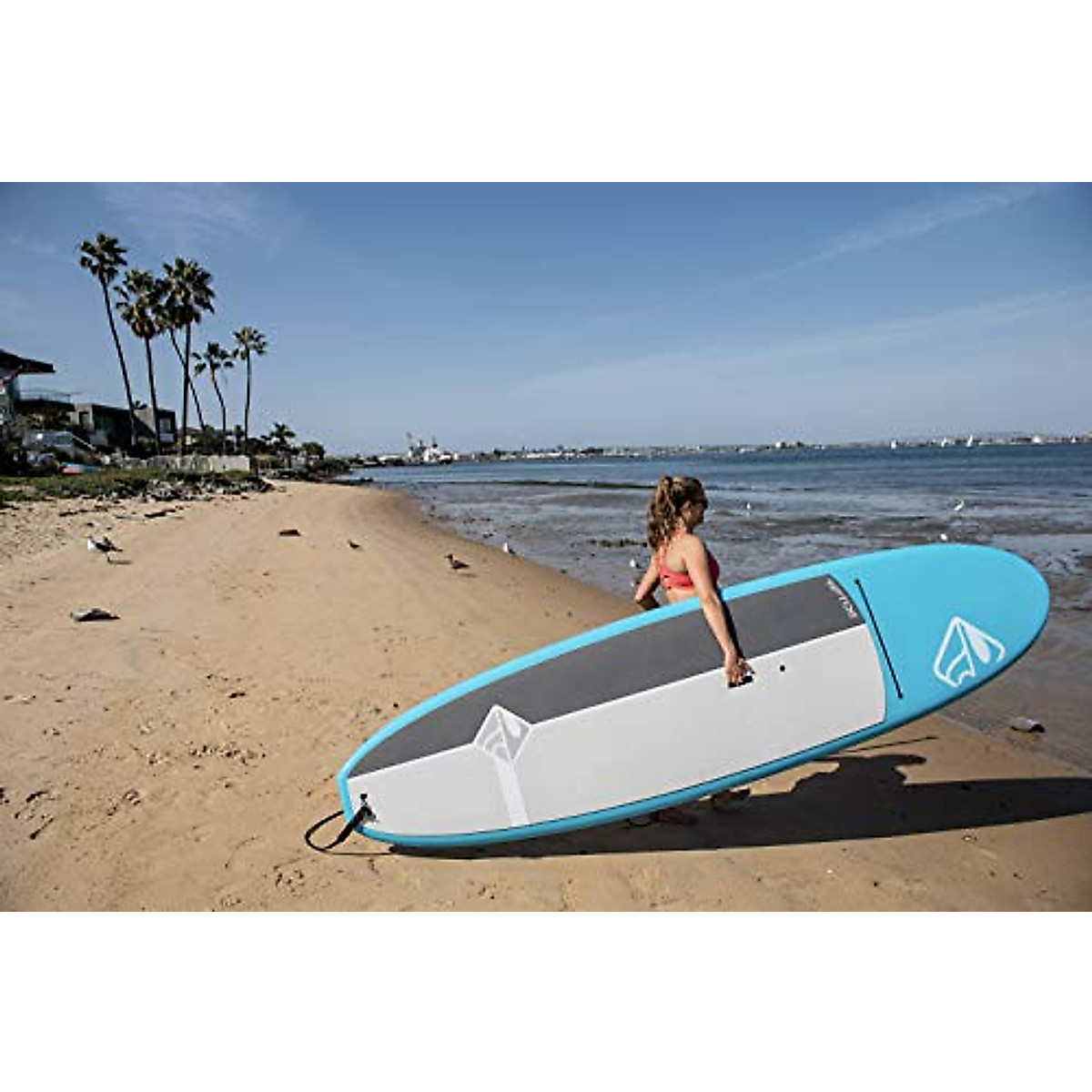 Boardworks Riptide All-Water Stand-Up Paddleboard (SUP) – 10’6", Blue/White/Grey