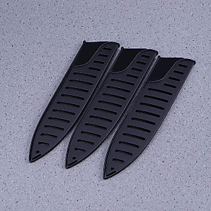 Hemoton 6pcs Cutter Sheath Protector Cutter Guards Restaurant Sheath Protector Cutter Sheath Sleeve Universal Sheath Sleeves Plastic Covers Cutter Sleeve Fruit Protection