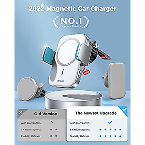 Compatible with MagSafe Car Charger, JOYROOM Fast Charging Magnetic Car Charger with MagSafe Charger Car Mount for iPhone 14 Plus/14 Pro/14 Pro Max/13 Pro Max/12 Pro Max/12/13Mini
