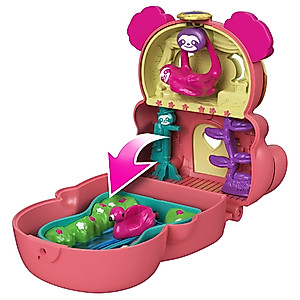 Polly Pocket Flip and Find Sloth Compact