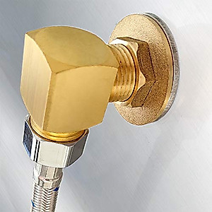 Installation Kit for Commercial Sink Faucet, Wall Mounting Installation Kit for Wall Mount Commercial Kitchen Faucet Backsplash Mount Set on Stainless Compartment Prep & Utility Sink