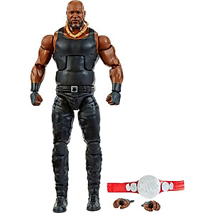 Mattel WWE Omos Elite Collection Action Figure, Deluxe Articulation & Life-like Detail with Iconic Accessories, 6-inch