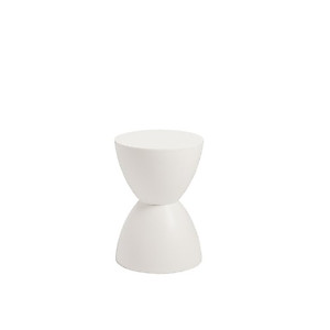 Euro Style White Sallie Modern Stool