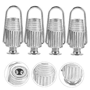 Outanaya 4Pcs Clothesline Tightener Grips for Household Laundry Ideal for Pulleys and Fixed Lines Wire Clamps and Rv Bumper Clothesline Use