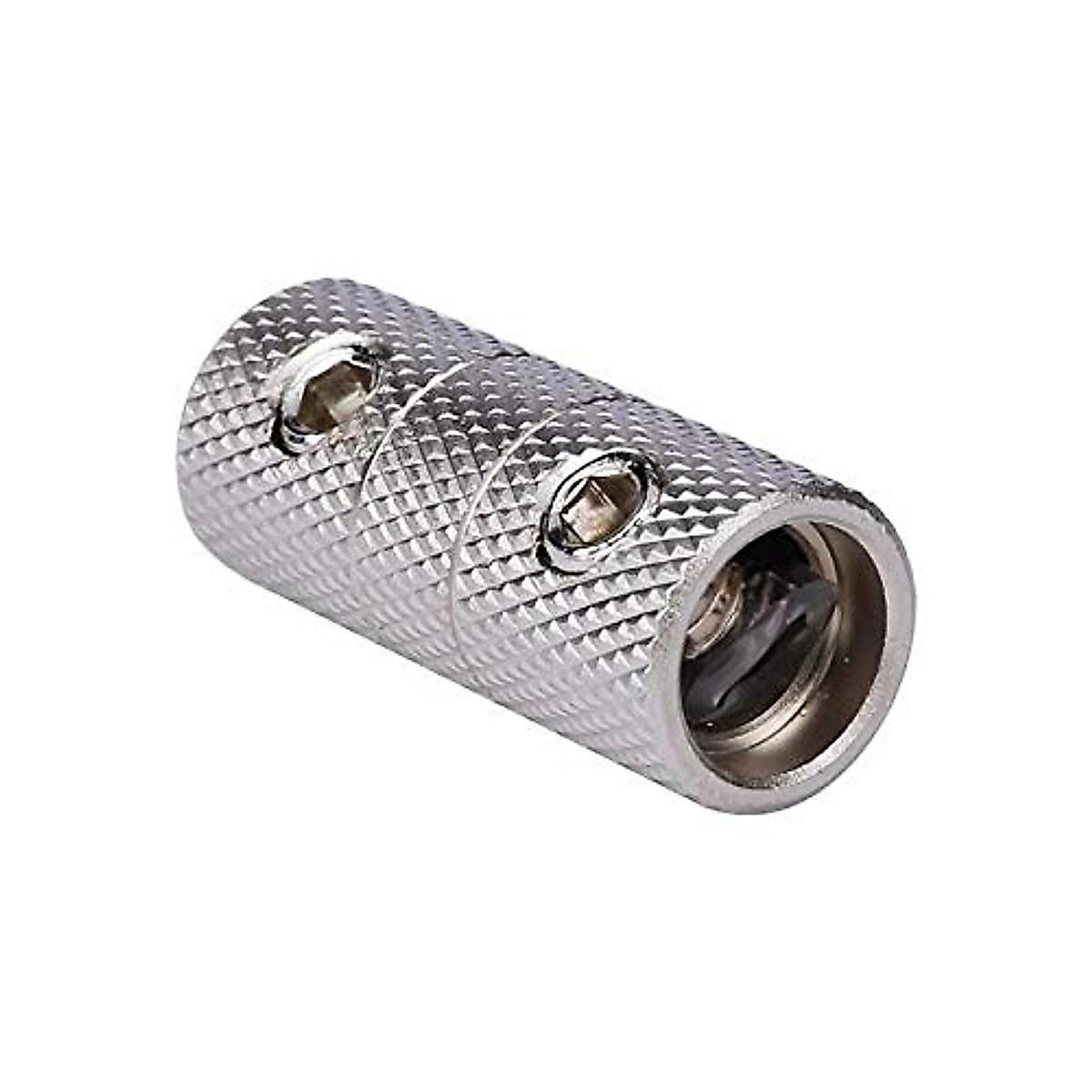 8 Gauge Wire Coupler Terminal Butt Connector (4pcs) Car Audio Stereo Power or Ground Wire Splice Coupler - Nickel Plated