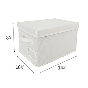 GRANNY SAYS Bundle of 3-Pack Clothing Storage Bins & 3-Pack Trapezoid Storage Bins for Wardrobe
