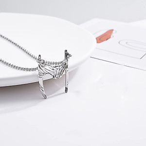 Sphers Dr Strange Wanda Maximoff Necklace Scarlet Witch logo Necklace Tiara Crown Pendant Women Gift Superhero Cosplay Costume Jewelry Silver