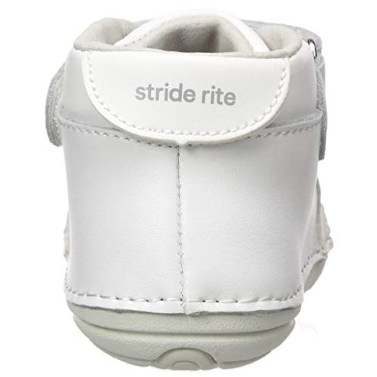 Stride Rite baby boys Soft Motion Frankie Athletic Sneaker, White, 3 Infant US