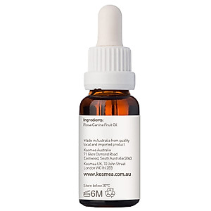 Kosmea Rosehip Oil – Anti-Aging Benefits for Face & Body – Premium Quality Super-critically Extracted Oil Using The Entire Fruit, Seed & Skin - 0.68 fl oz