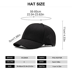 Men's Short Brim Baseball Cap Summer Thin Breathable Sports Snapback Caps for Women Adjustable Unisex Sun Hats Q0987 Black