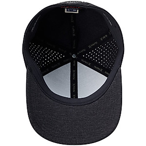 Hurley Men's Caps - Phantom Flexfit Baseball Cap - Fitted Hats for Men (S-XL), Size Large-X-Large, Black