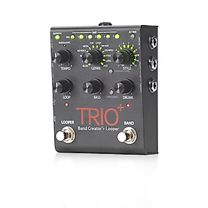 Digitech Trio+ Band Creator + Looper w/ Patch Cables and Power Supply