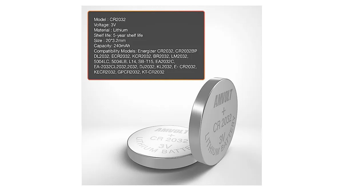 AmVolt 15 Pack CR2032 Batteries - [Extended Life] Airtag Battery 220mAh ...