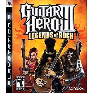 Guitar Hero III: Legends of Rock - Playstation 3 (Game only) (Renewed)