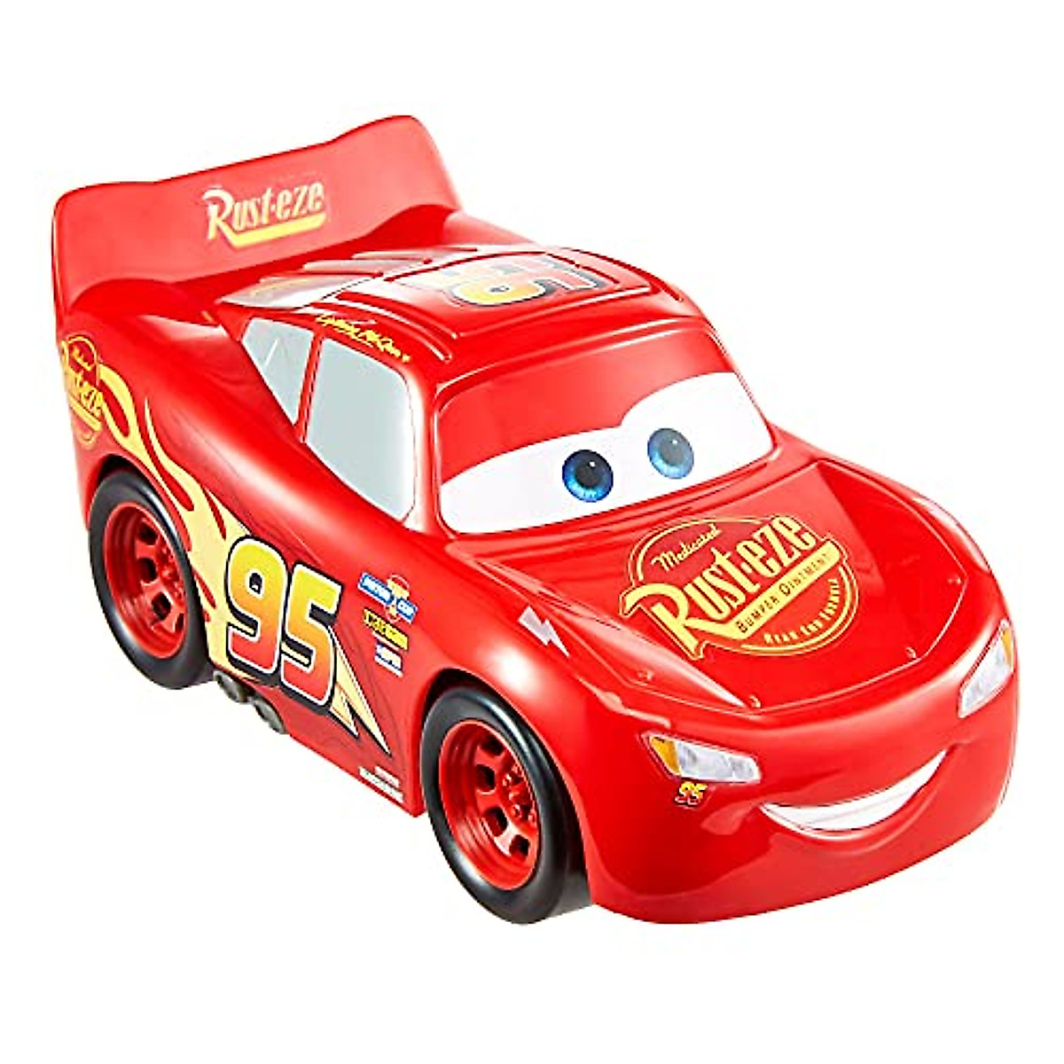 Disney Cars Toys Track Talkers Lightning McQueen, 5.5-in, Authentic Favorite Movie Character Talking & Sound Effects Vehicles, Fun Gift for Kids Aged 3 Years and Older