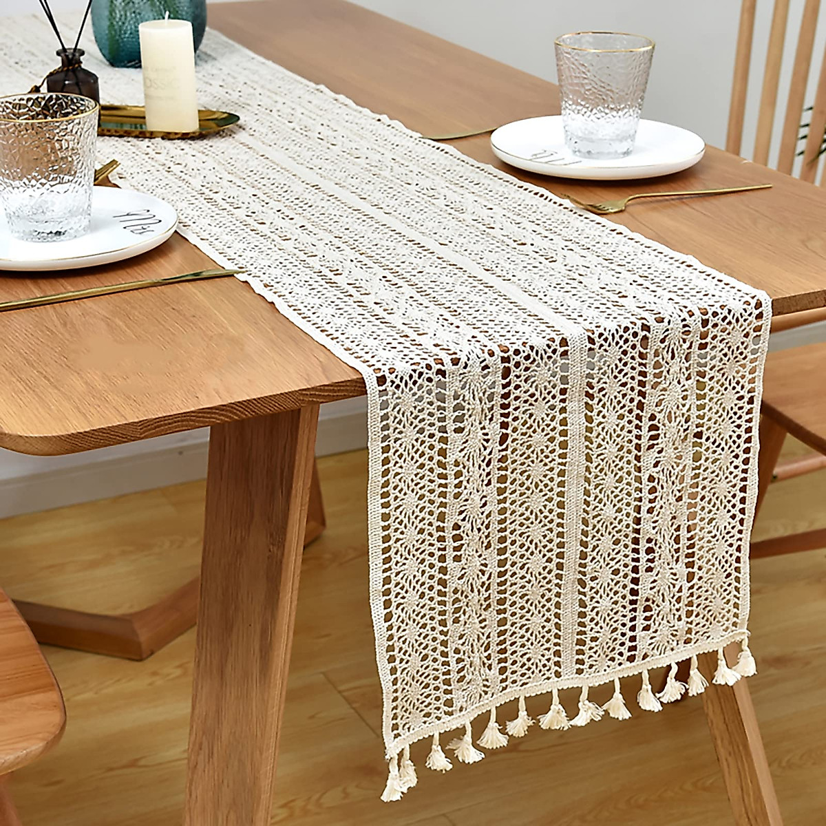 Hsvanyr Dining Table Centerpieces Runners for Dressers and End Table 12x47inch Table Runner Toppers Scarf Themed Decorations