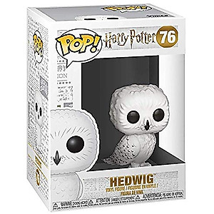 Harry Potter - Hedwig (Owl) Funko Pop Vinyl Figure (Bundled with Compatible Pop Box Protector Case), Multicolored, 3.75 inches
