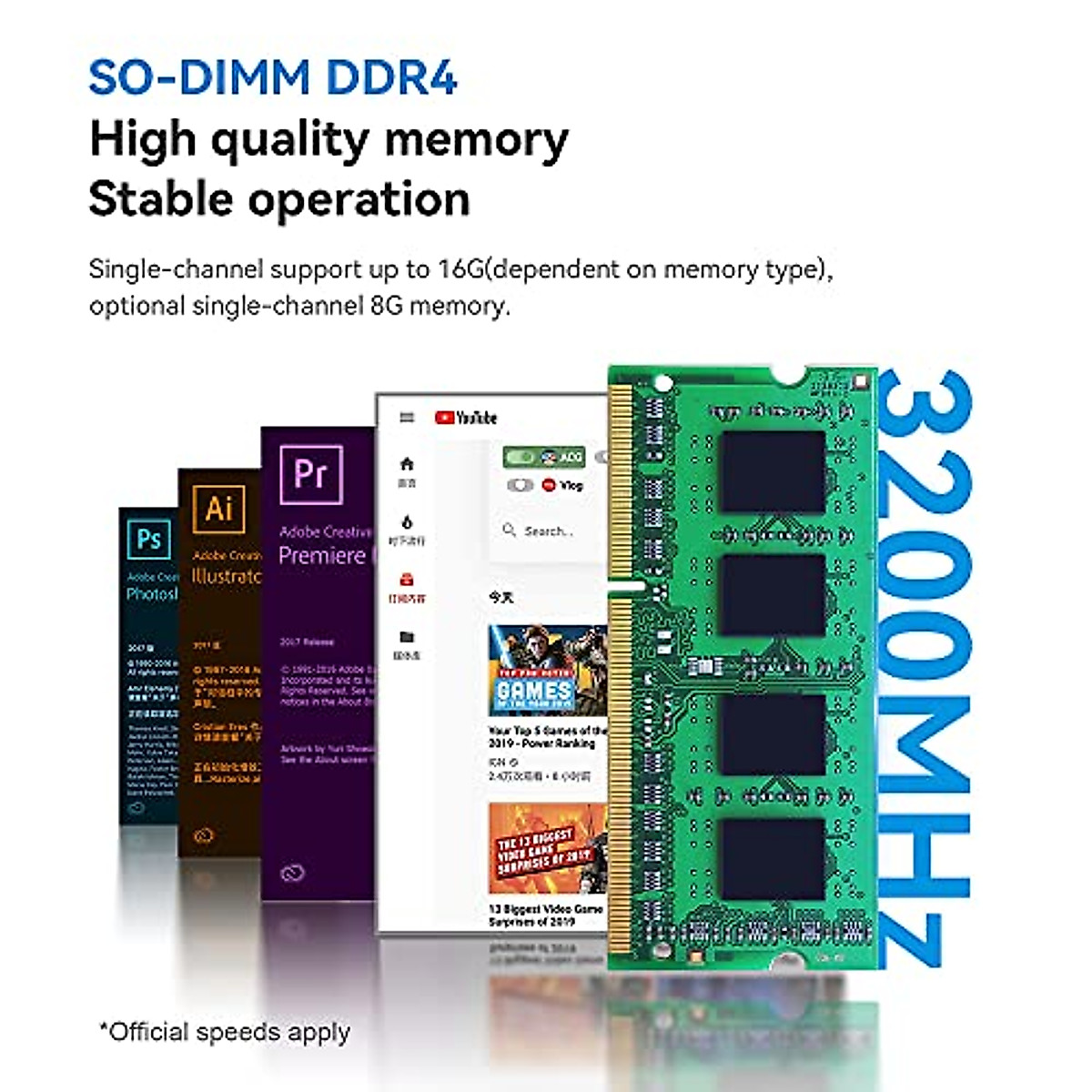 Beelink Mini PC, Mini S12 Intel 12th Gen 4-Core N95(up to 3.4GHz), Mini Computer 16GB DDR4 RAM 500GB SSD, Desktop PC Dual HDMI 4K UHD/Gigabit Ethernet/Dual WiFi5/BT4.2/HTPC/W-11 Pro