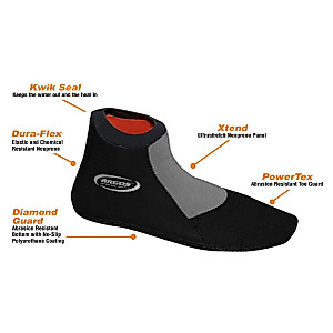 Argos Stealth Shorty Bootie, 2mm/Small