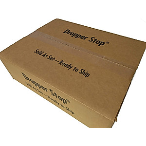 DropperStop™ 1oz Amber Glass Dropper Bottles (30mL) with Tapered Glass Droppers - Pack of 99