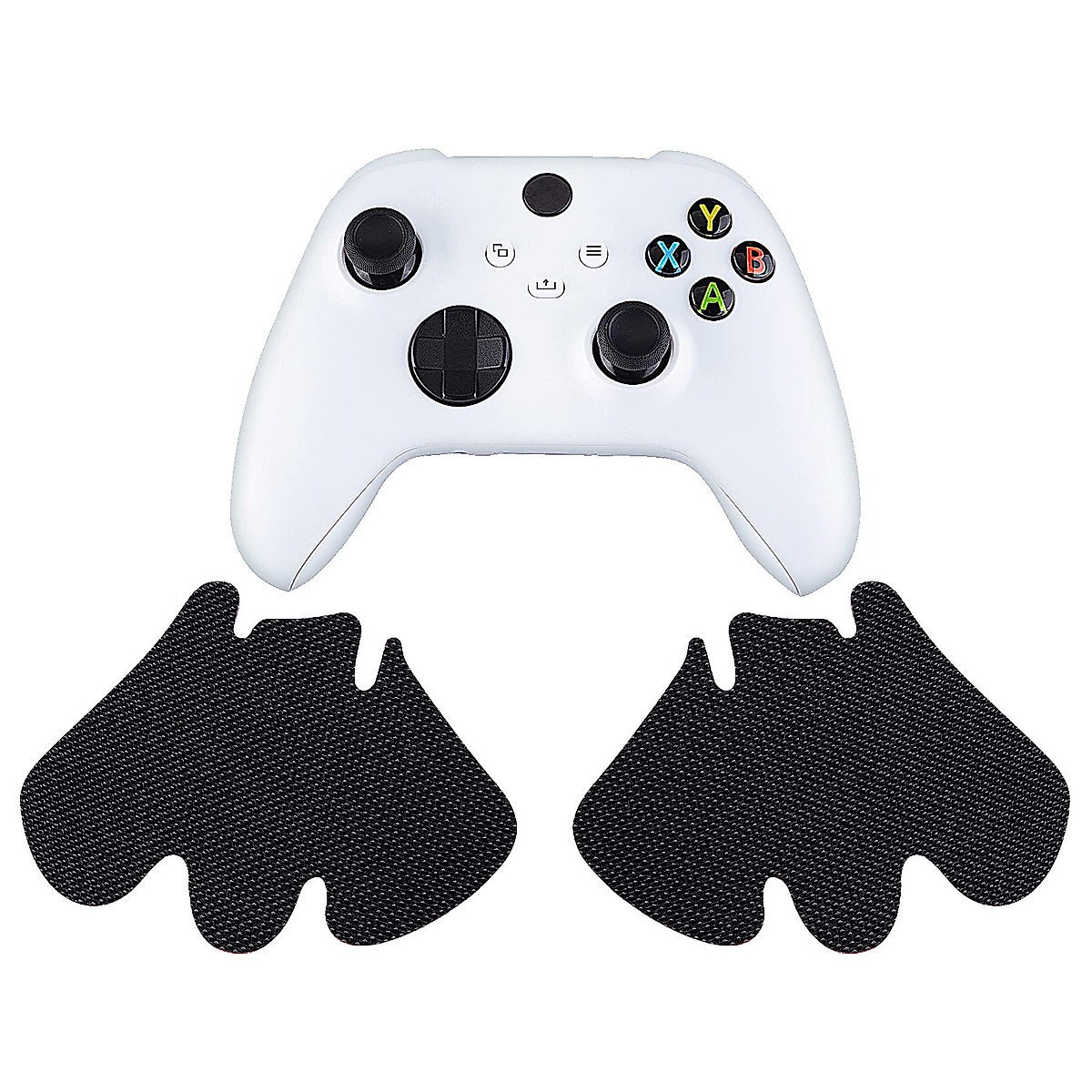 eXtremeRate PlayVital Anti-Skid Sweat-Absorbent Controller Grip for Xbox Series X/S Controller, Professional Textured Soft Rubber Pads Handle Grips for Xbox Series X/S Controller - Diamond Grain
