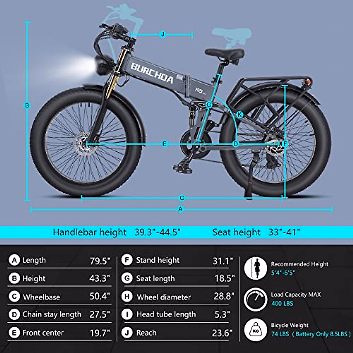 DAMSON Electric Bike for Adult 1000W 48V 30AH/20Ah Removable Battery Ebike 26"X4"Fat Tire up to 30MPH &120 Miles Long Range Off Road Beach Mountain Full Suspension Electric Bicycle