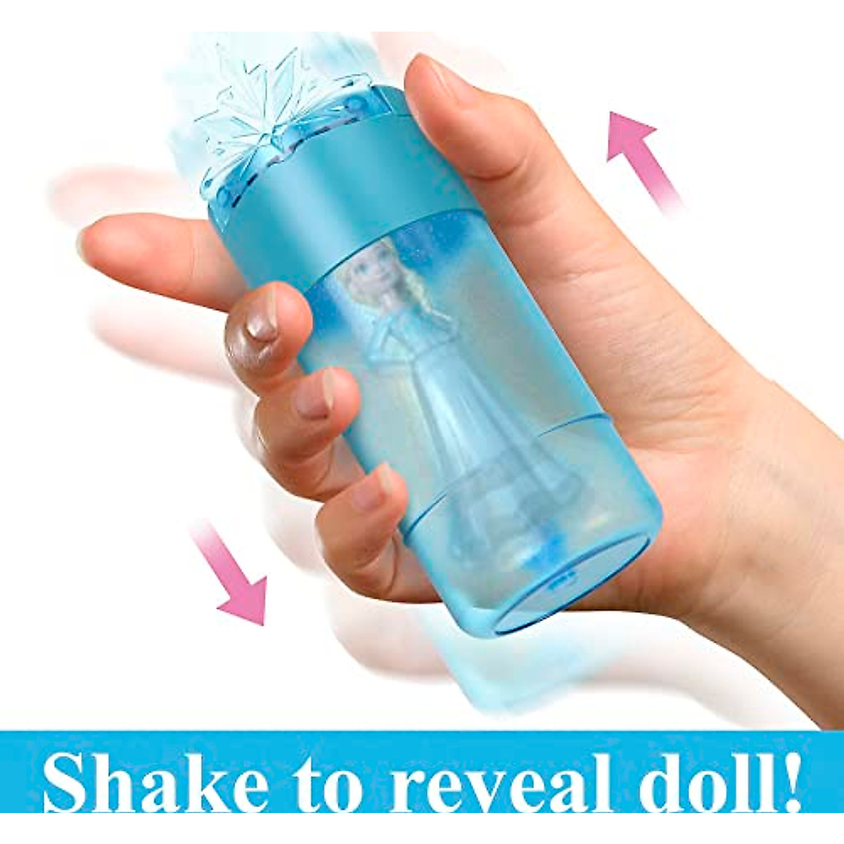 Disney Frozen by Mattel Disney Frozen Snow Color Reveal Small Doll & Accessories, 6 Surprises Include Character Figure Inspired by Disney Movies