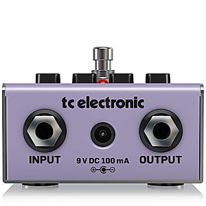 TC Electronic 3RD DIMENSION CHORUS Vintage Analog Chorus Pedal Recreation with 4-Button Effect Selection and BBD Circuitry