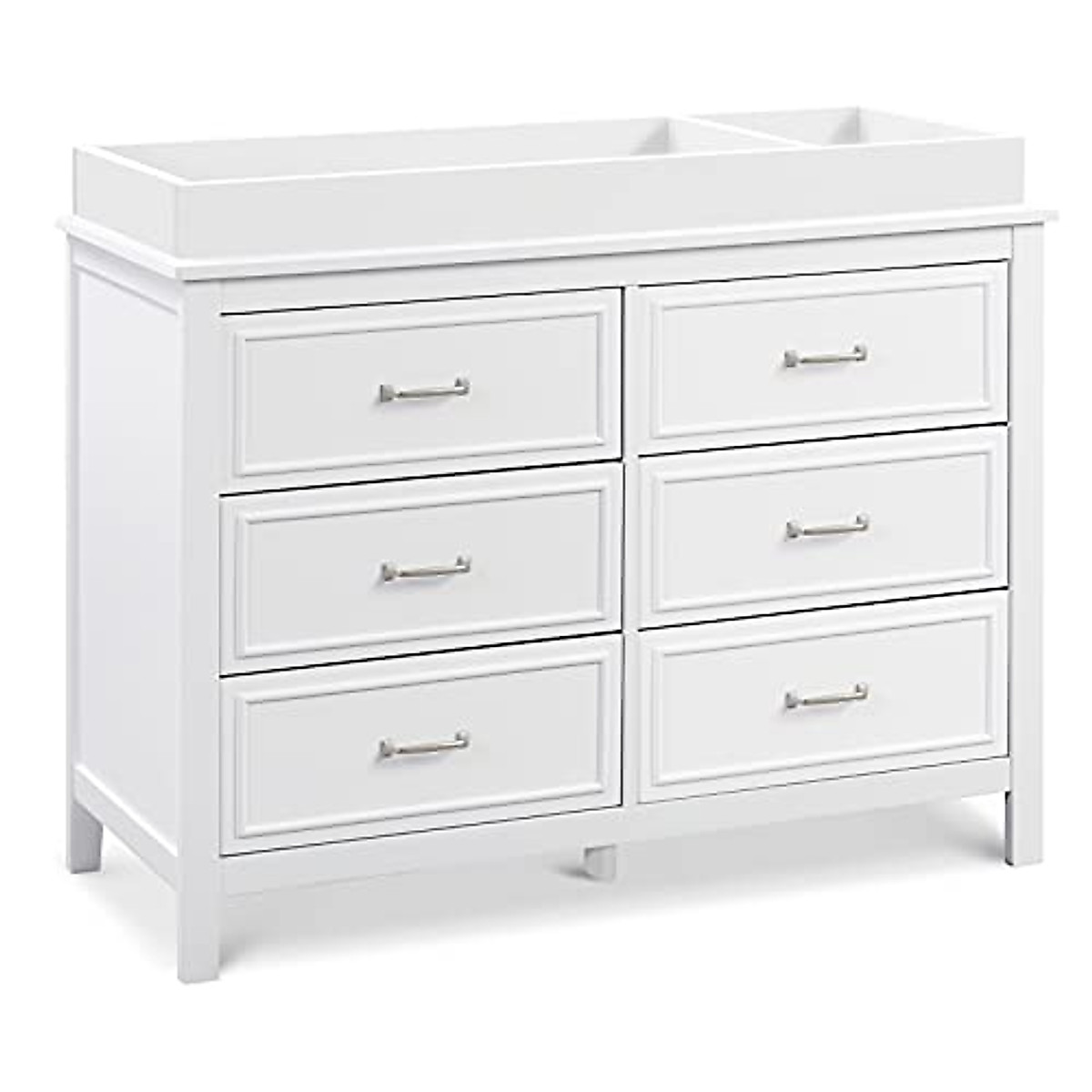 DaVinci Charlie 6-Drawer Double Dresser in White