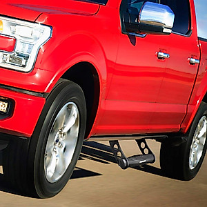 Bully RBP RBP-303725-EXR Multi-Fit Truck Stainless Steel Slant Cut Resonated Exhaust Muffler Tip in Textured Black Finish with Stamped RBP Logo - Bolt-On to Fit Various Trucks Including Diesel Trucks