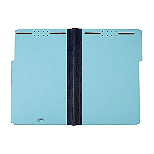 Staples 384870 Pressboard Classification Folders Legal Size Blue 25/Box (61552S)