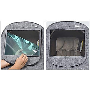 Manito Melange Infant Carseat Weather Shield (Black)