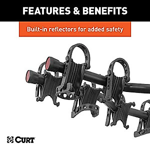CURT 18064 Premium Trailer Hitch Bike Rack Mount, Fits 2-Inch Receiver, 4 Bicycles , Black