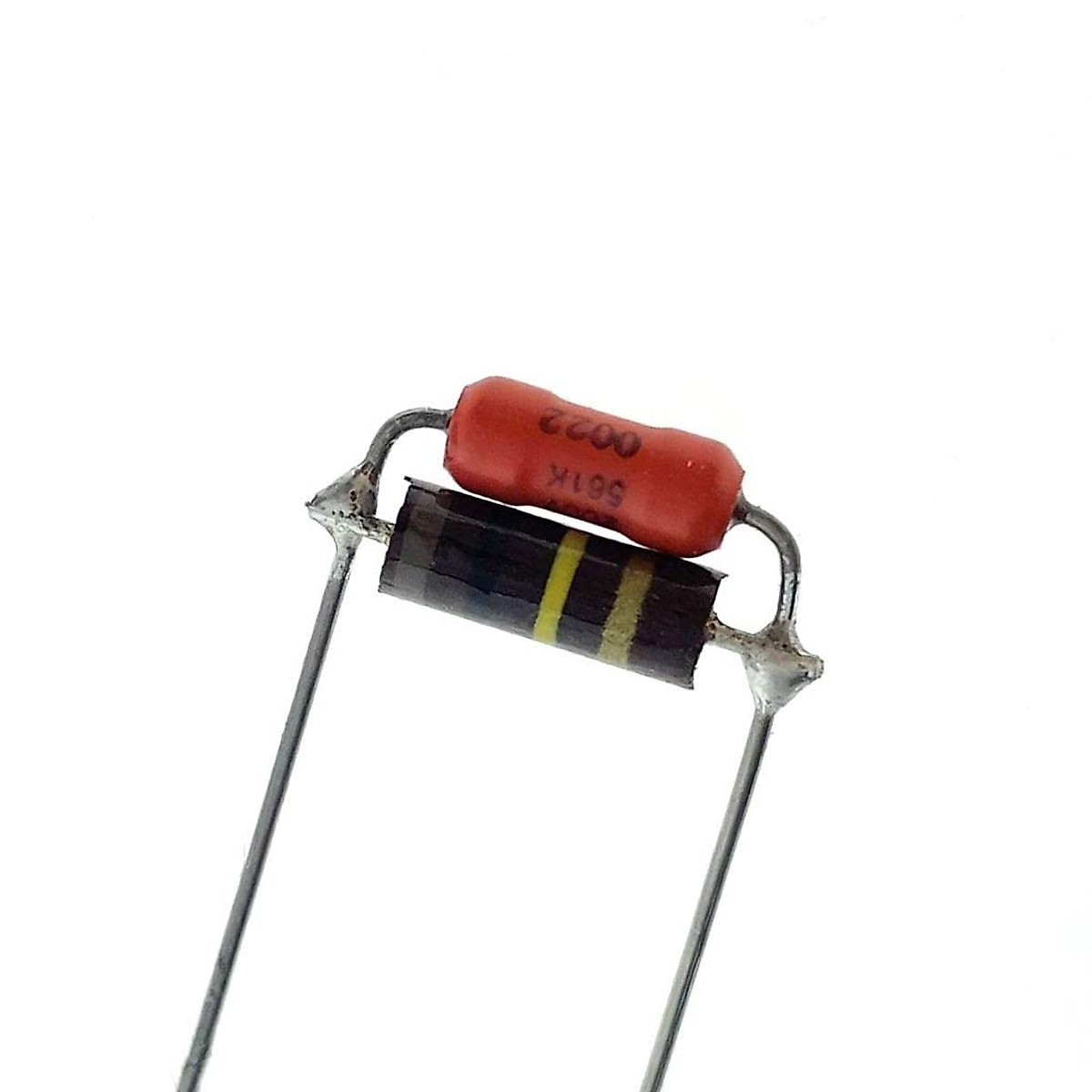 2-Pack Electric Guitar Volume Treble Bleed Circuit Kit SBE Guitar Cap Capacitor with Allen Bradley Resistance