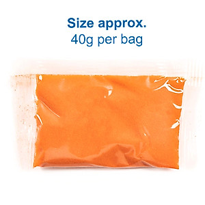 Baker Ross-AG211 Mini Bags of Coloured Sand for Kids Art Supplies, Crafts & Textured Paint Effects (Pack of 12 x 40g), 40H, Assorted 12 Pack