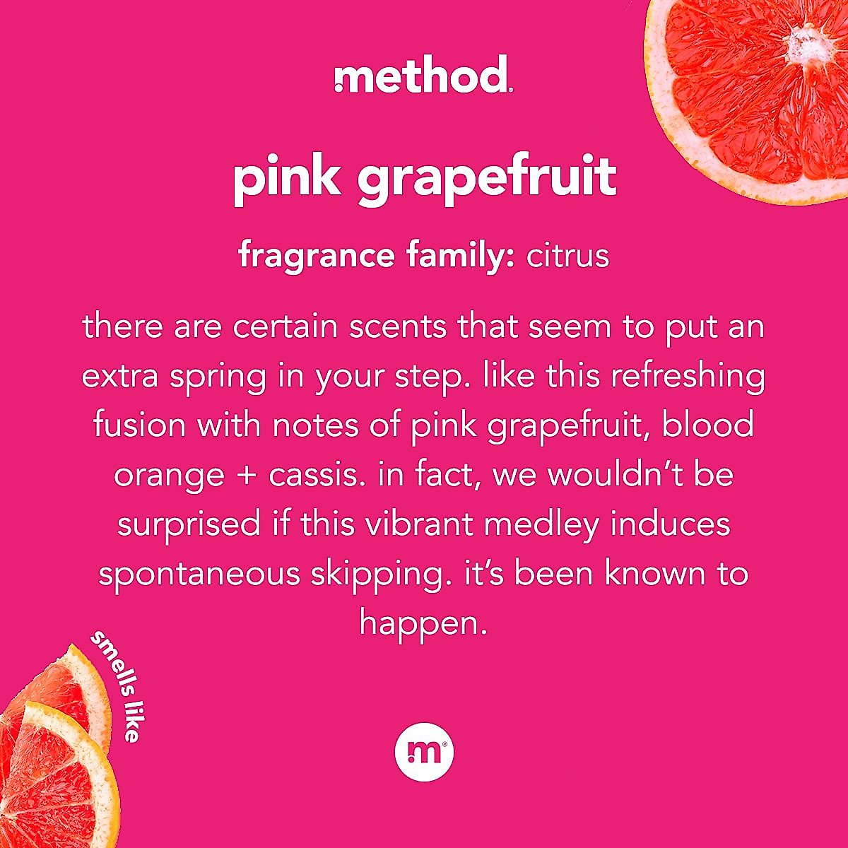 Method Gel Hand Soap, Pink Grapefruit, 12 oz, 3 pack, Packaging May Vary