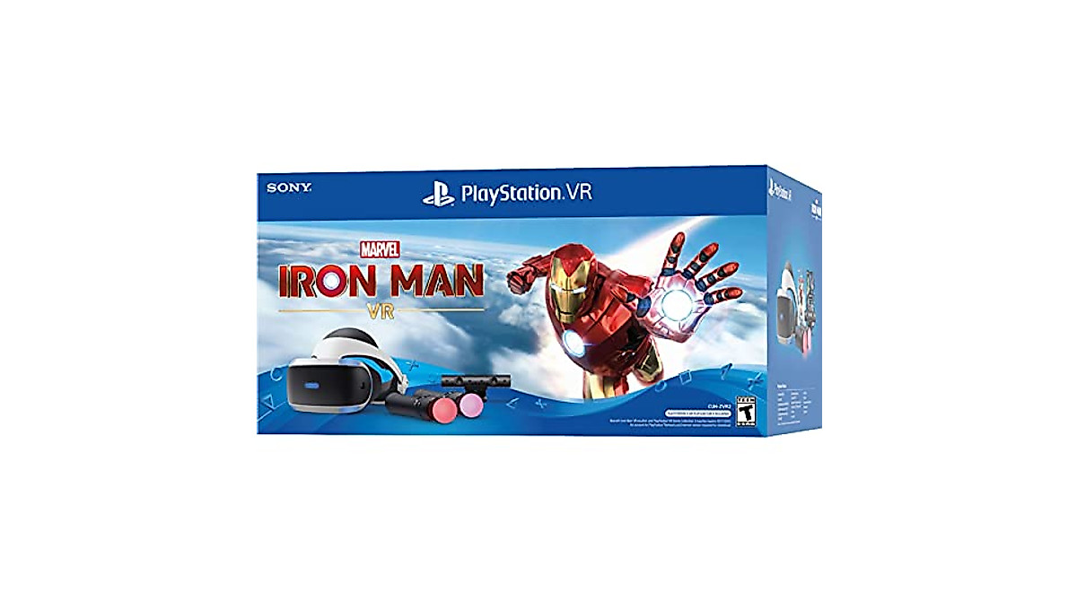 PlayerO Play-Station VR Marvel's Iron Man VR Bundle: Headset, Camera, 2 ...