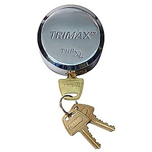 Trimax THPXL Hockey Puck Internal Shackle Trailer Door Lock - Rekeyable