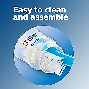 Philips Avent Anti-Colic Baby Bottle 11oz, Clear, Pack of 2, SCF406/24