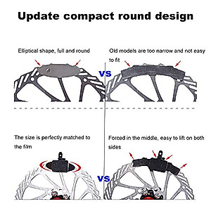 ONGHSD Bicycle Brake Pad Alignment Tool, 2PCS MTB Disc Brake Pad Adjusting Tool Bike Brake Rotor Pads Mounting Assistant Tools Adjust Spacer Mountain Bike Disk Repair Tool Cycling Accessories