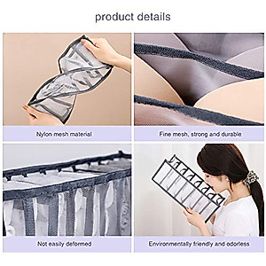 YUEXIAODOU Sock Towel Dresser Nursery Bra Baby Tie Belt Underwear Drawer Organizer Clothes And Storage Dividers Box For Women Men Bedroom Fabric Closet Clothing Honeycomb Drawer Organizer