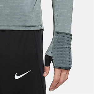 Nike Therma-FIT Repel Element Men's 1/4-Zip Running Top (as1, Alpha, l, Regular, Regular, Smoke Grey/Grey Fog/Heather)